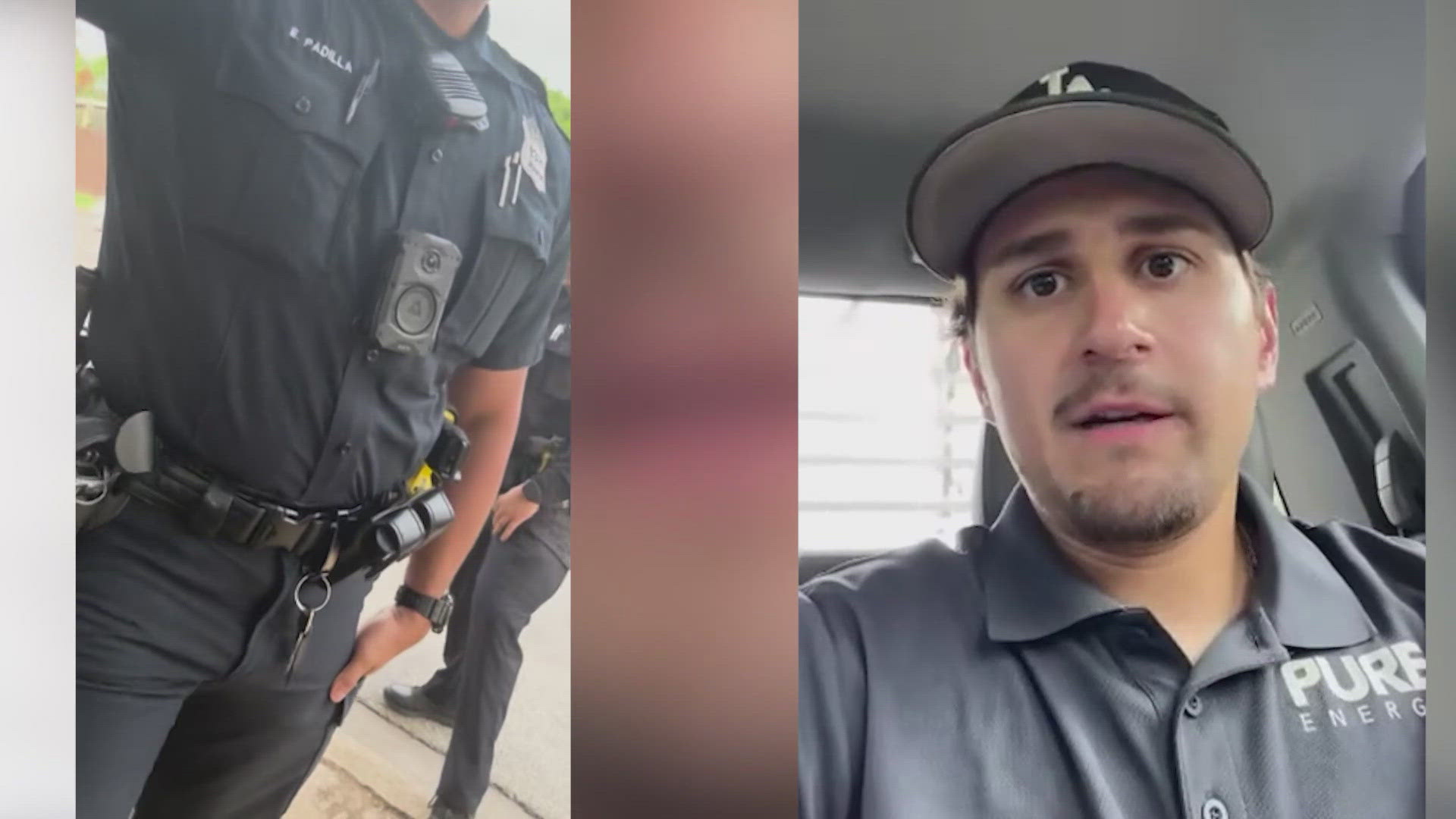 'I'm not done f****** talking': SAPD officer caught on camera cursing at man | kens5.com