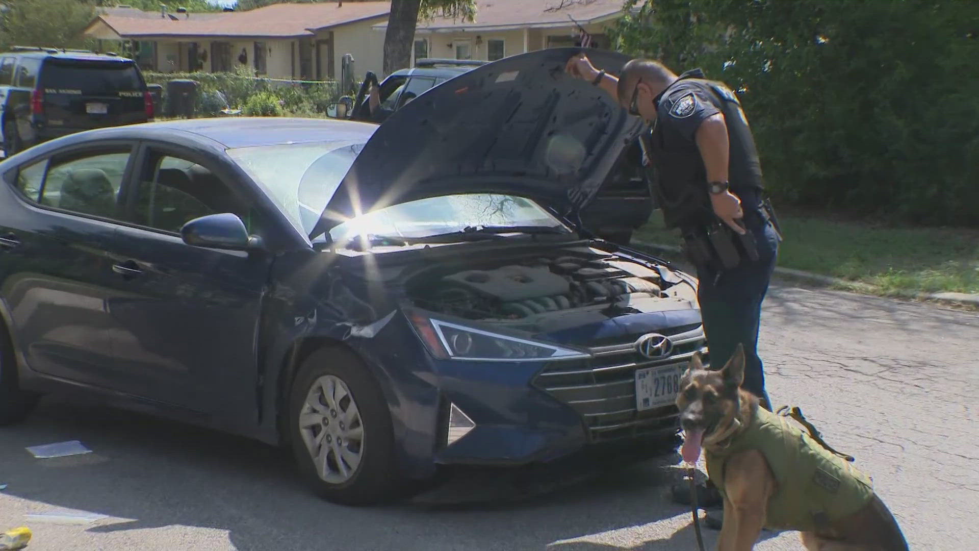 Three arrested after stolen government vehicle was found, police say | kens5.com