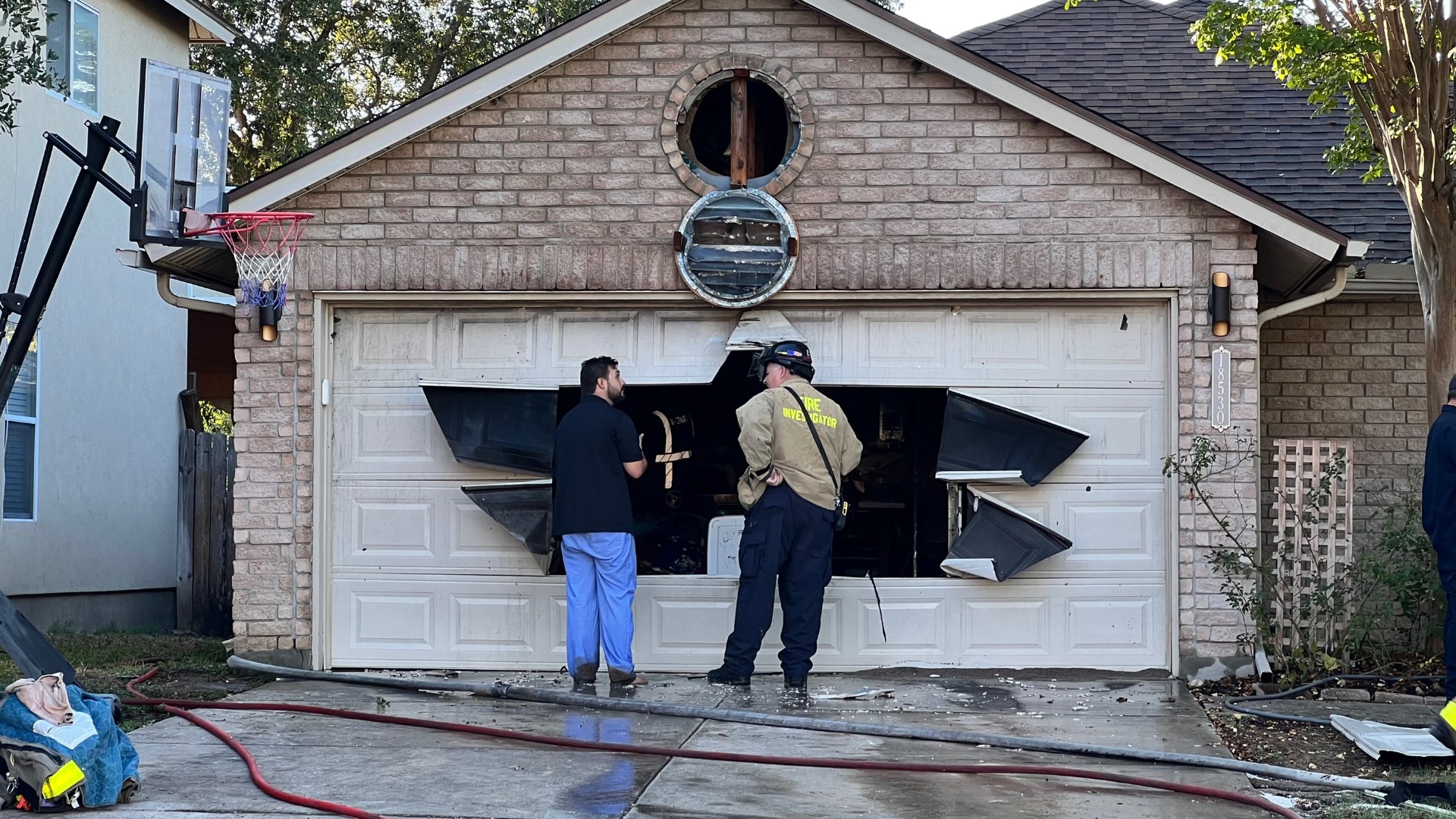 Fire in garage causes $100K in damages to northeast side home | kens5.com
