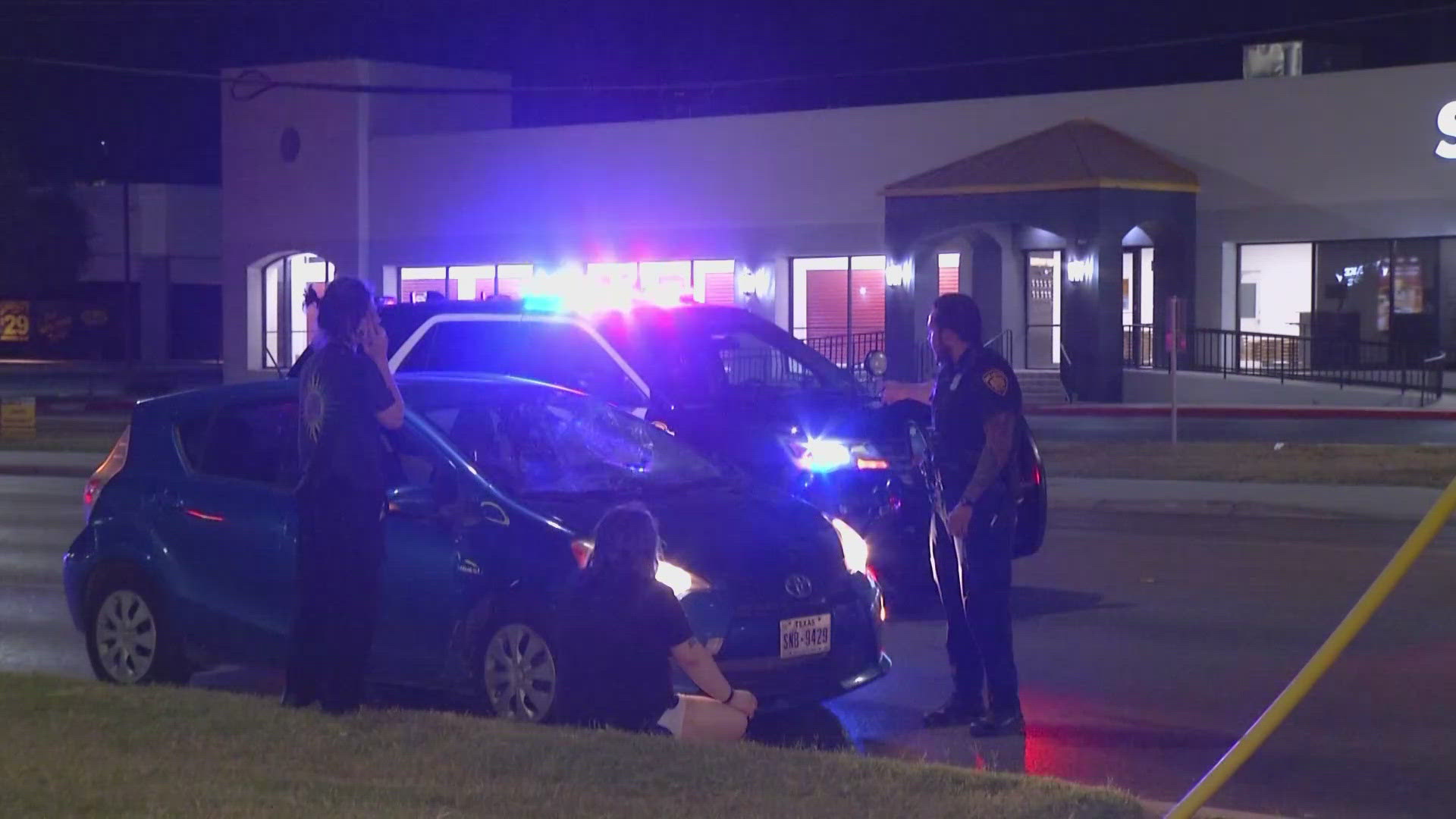 Man hospitalized after being hit by car while crossing street in far ...
