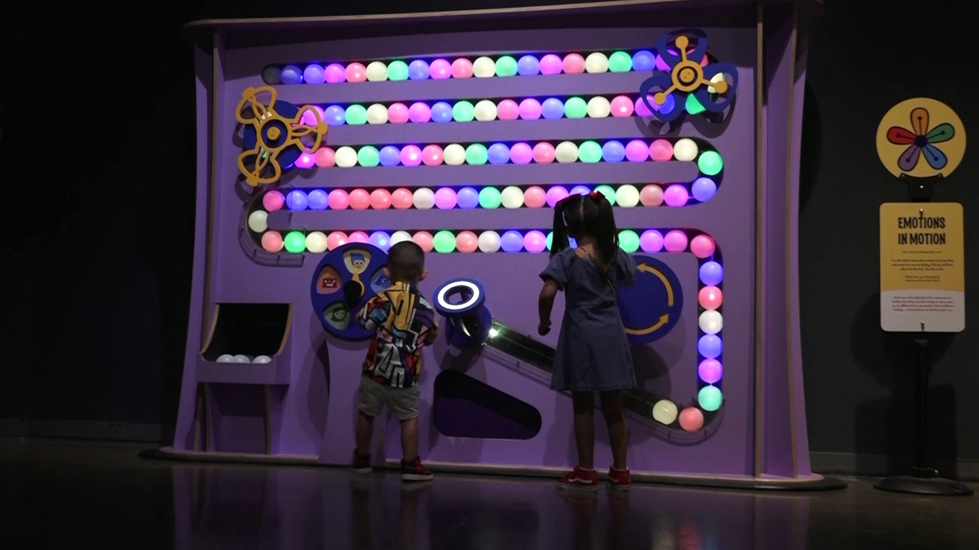 Kids learn about emotions through play at The Doseum's 'Inside Out'-inspired exhibition | kens5.com