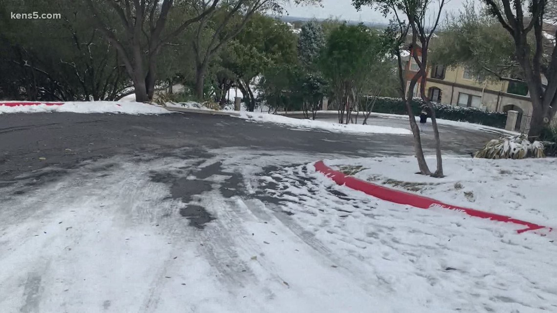 KENS 5 Eyewitness: Icy driveway poses one hill of a challenge for ...