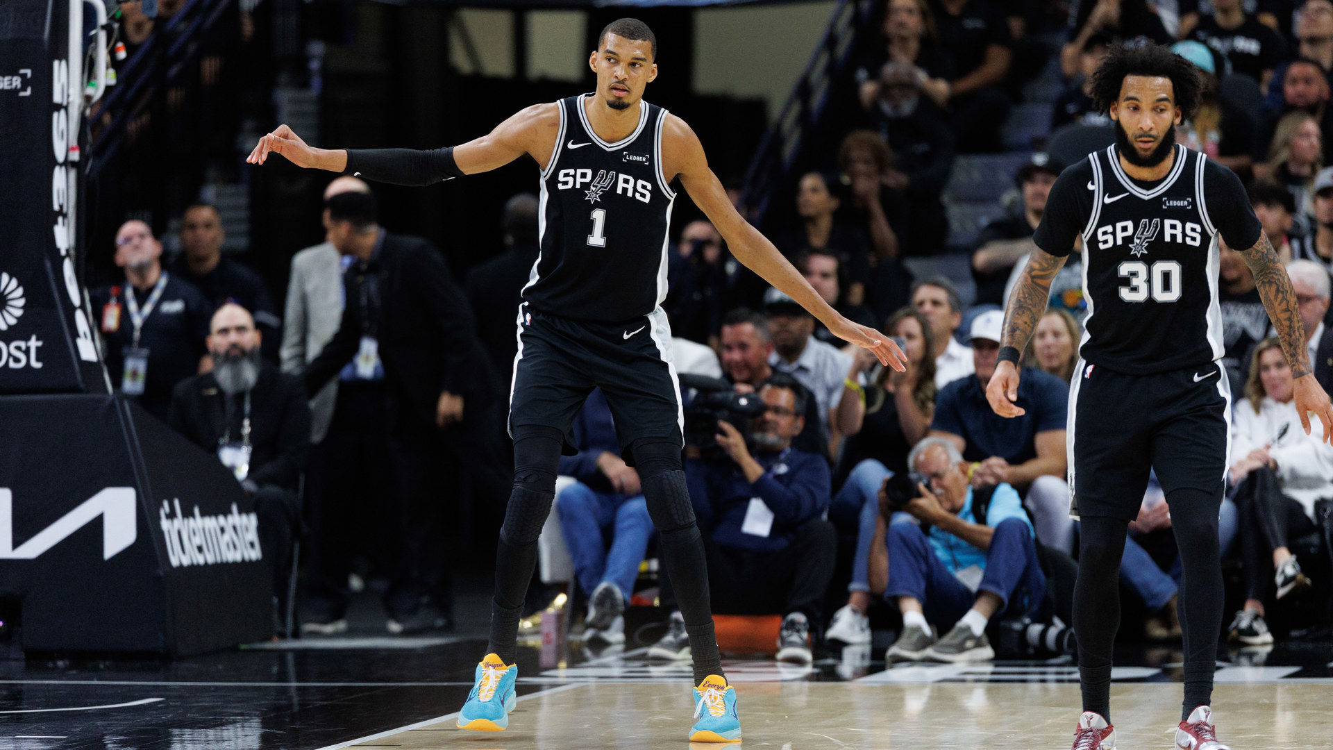 Spurs will be without Wemby, Castle for possible first-round playoff ...