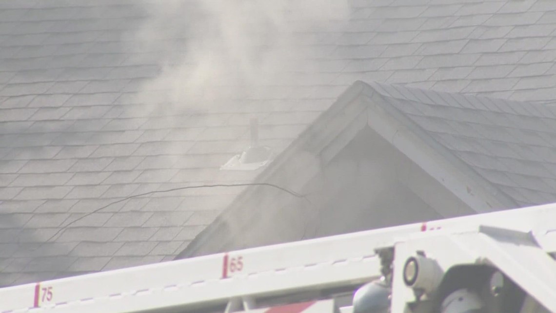 Firefighters on scene battling house fire on the near downtown | kens5.com