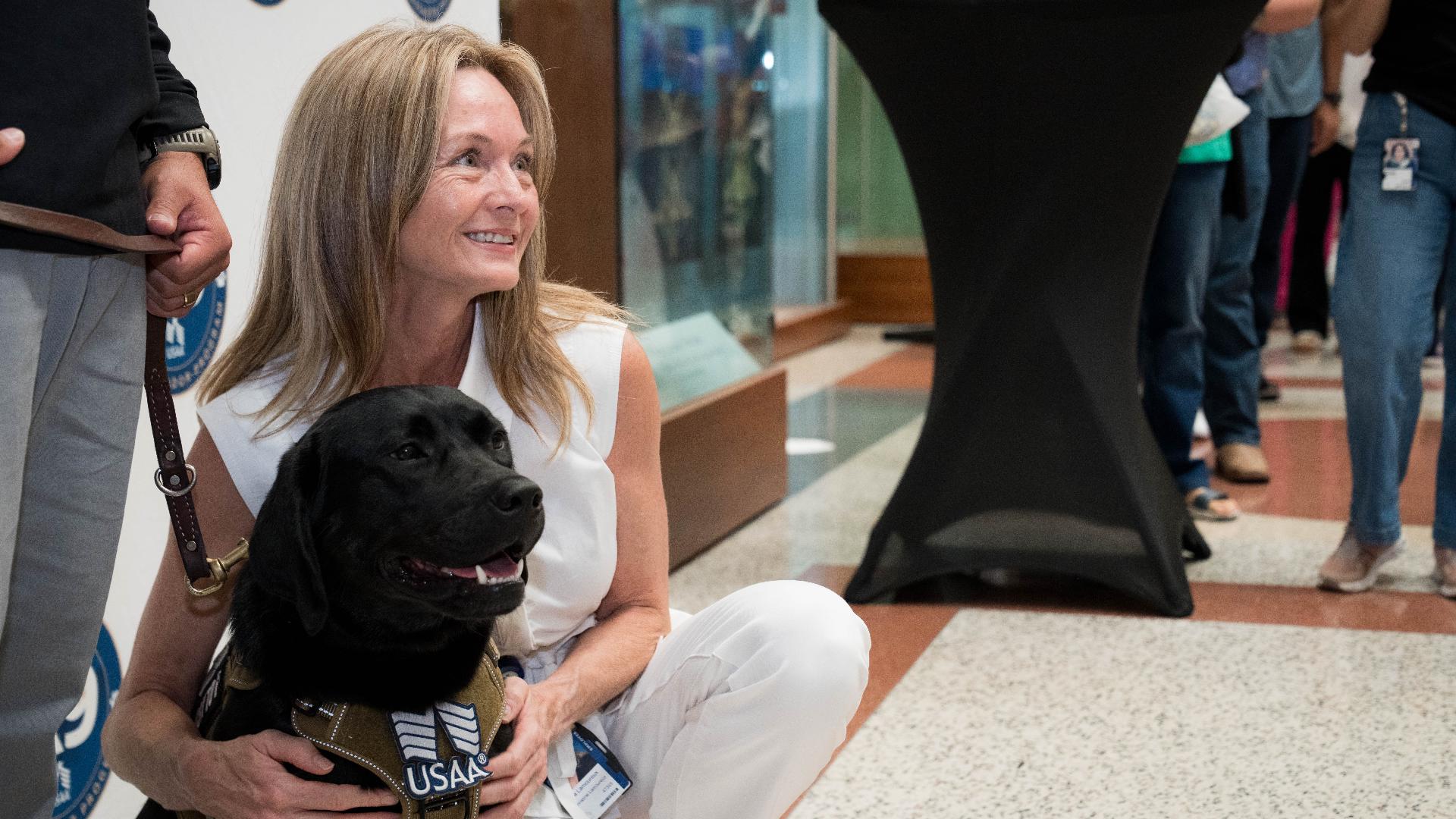 USAA names therapy dog Smoky its first Chief Pawsitivity Officer ...