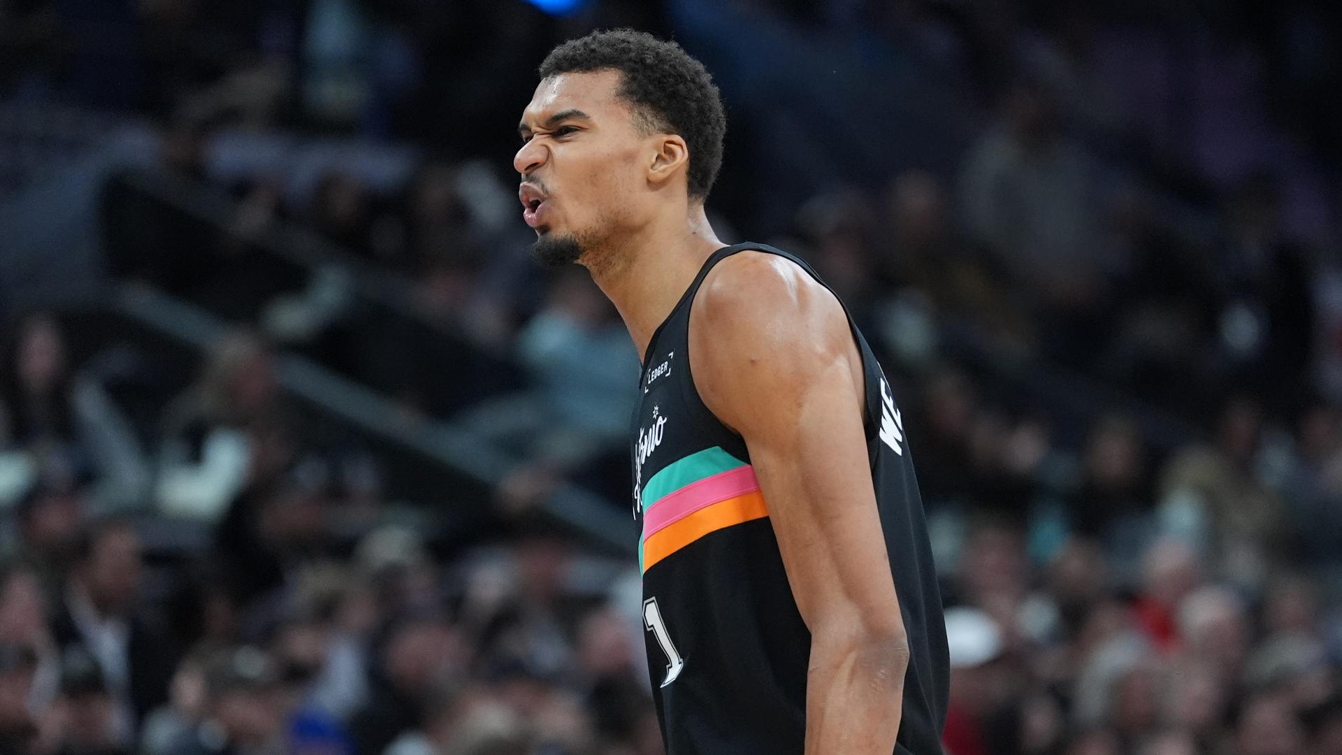 Double-double from Wembanyama not enough as Spurs fall to Cavaliers ...