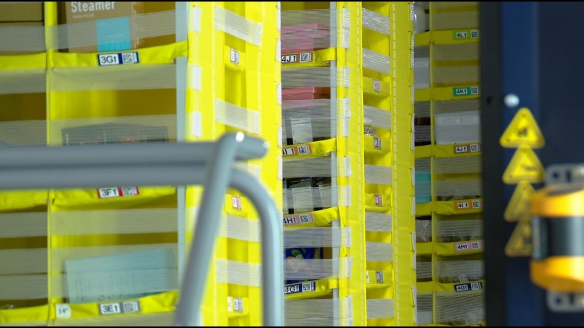 An inside look at San Antonio's first Amazon Robotics Fulfillment ...