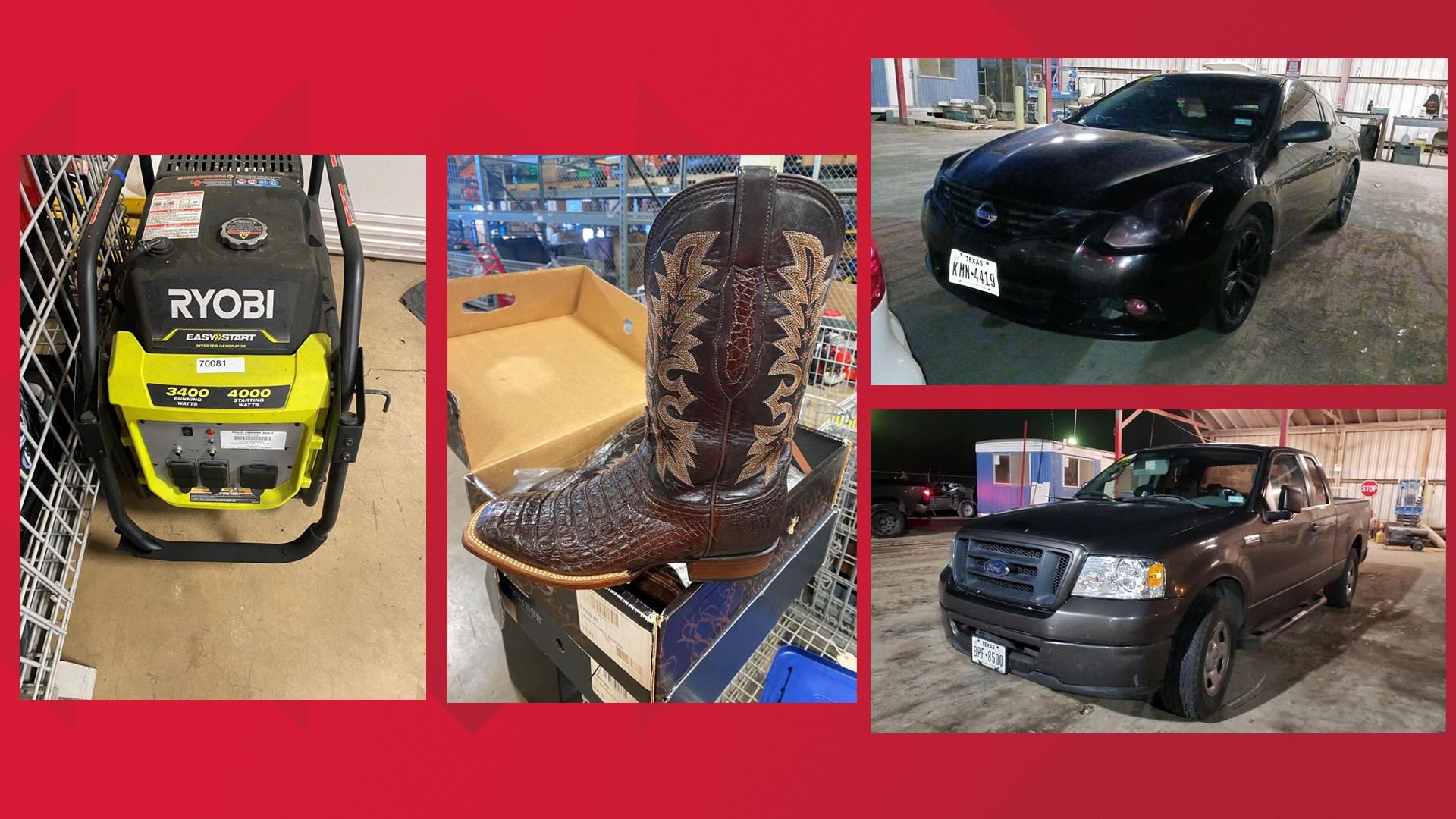 Cars, jewelery, PS5s up for auction by San Antonio police | kens5.com