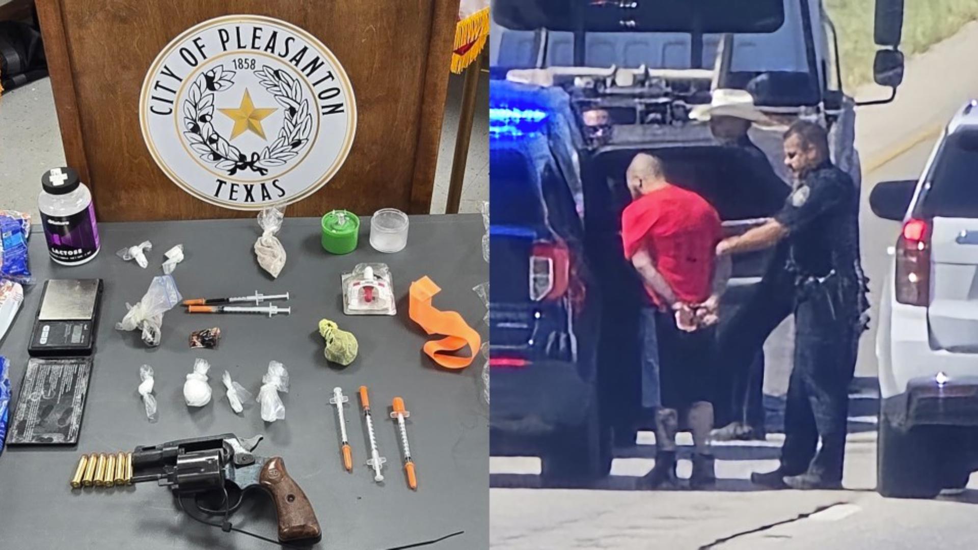 2 arrested after gun, meth, heroin seized during traffic stop in Texas ...