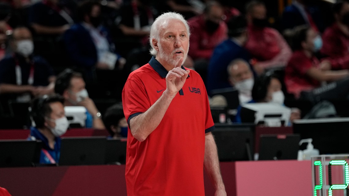 Popovich named co-recipient of the 2021 USA Basketball | kens5.com