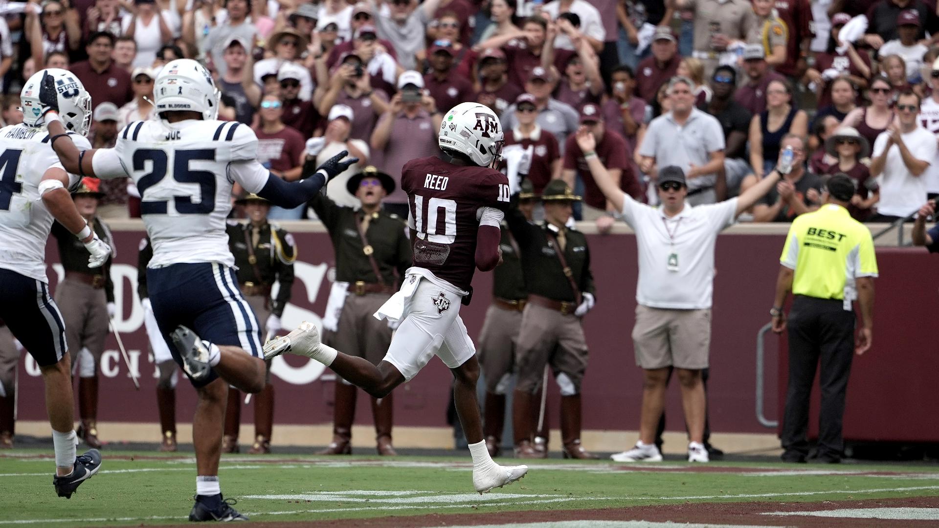 Texas A&M beat Utah State, 44-22 in battle of Aggies | kens5.com
