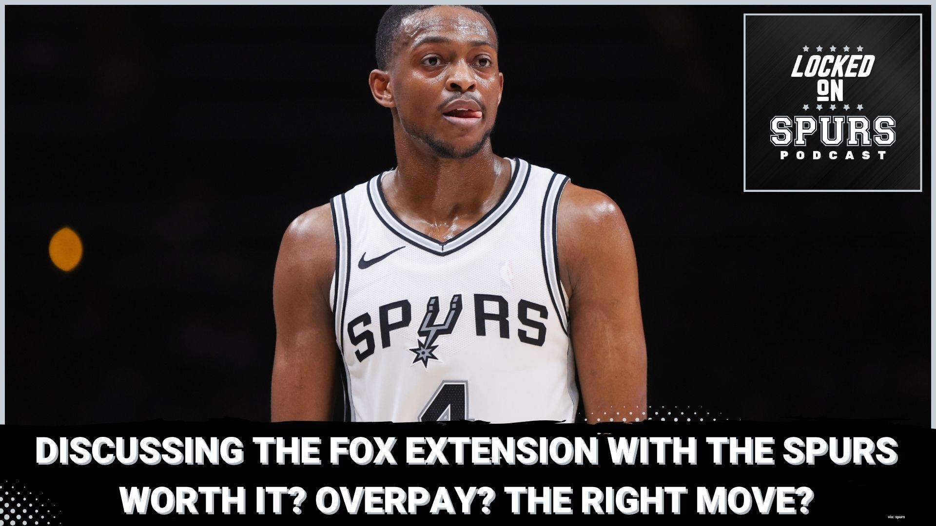 Spurs' De'Aaron Fox reflects on his extension, San Antonio | kens5.com