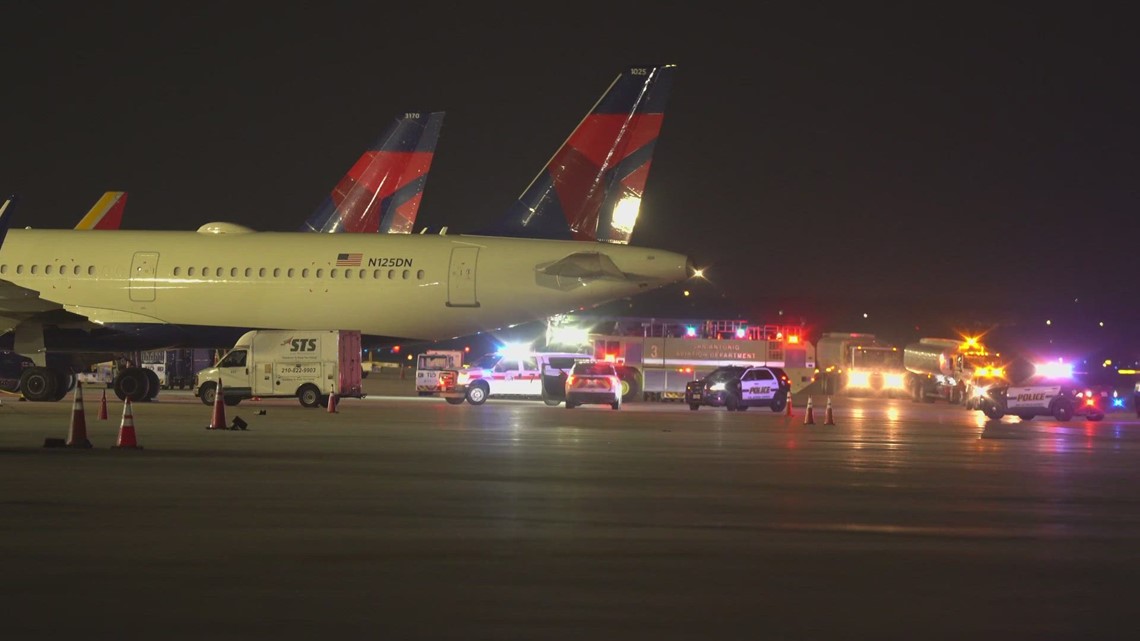 Investigation Underway After Man Sucked Into Plane Engine At Sat