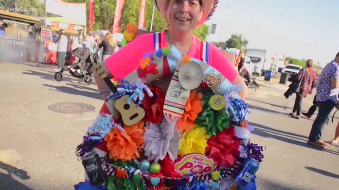 Mr. Fiesta using the spirit of Fiesta to help inspire creativity ...