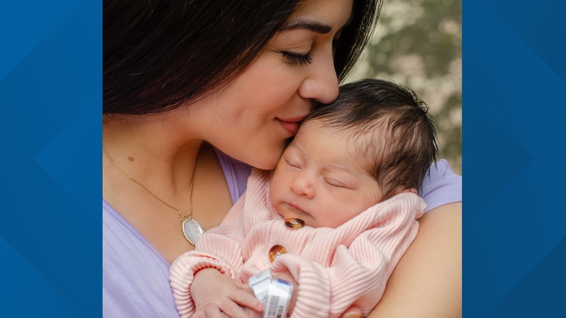 Traffic anchor Alanna Sarabia gives birth to baby girl | kens5.com