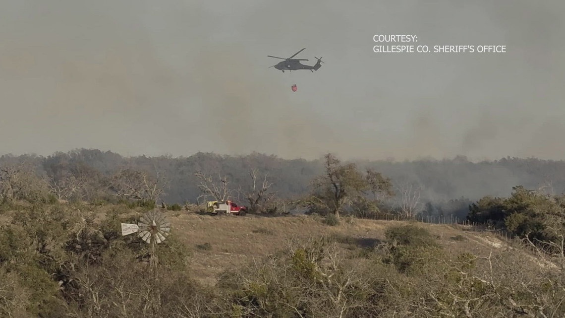 Second fire sparks in Gillespie County, prompting evacuations | kens5.com