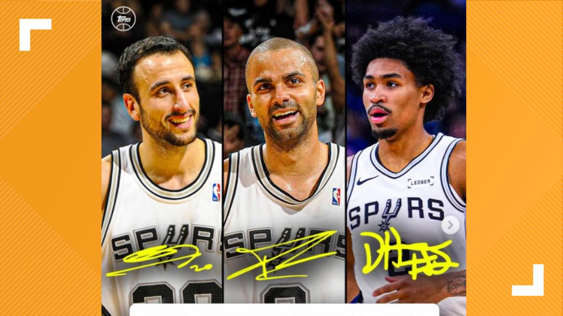 LOOK: Topps to release new autographed card featuring Spurs' Dylan ...