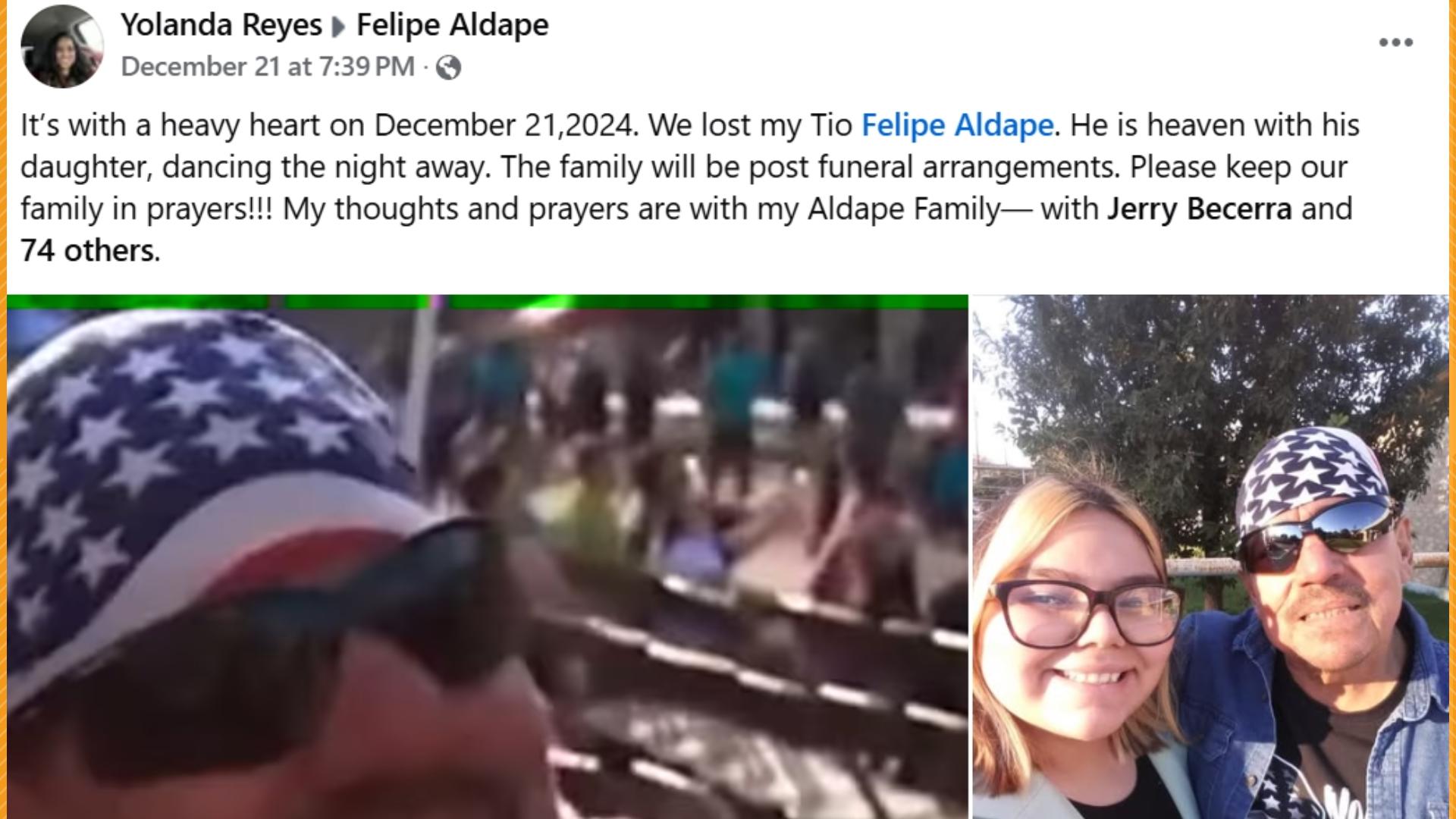 Spurs fan Felipe Aldape passes away | kens5.com