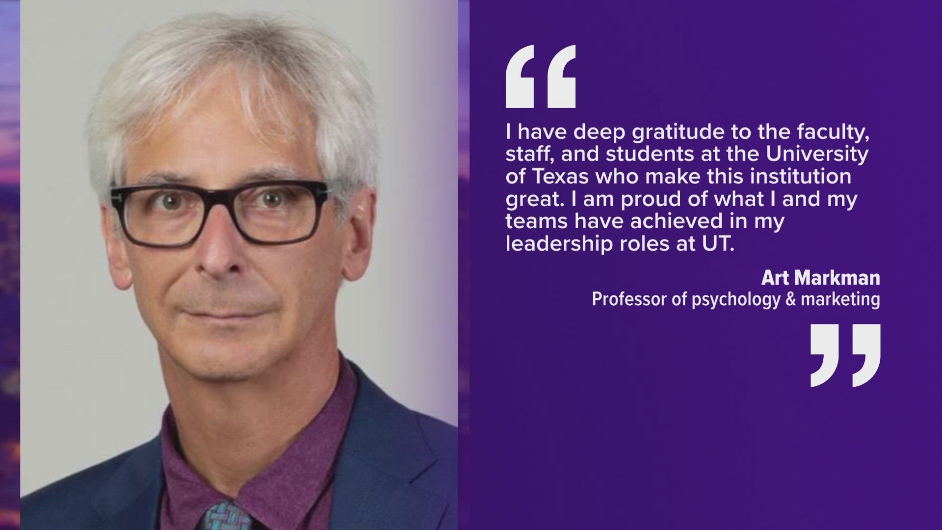 UT Austin professor responds to his dismissal from administrative role ...