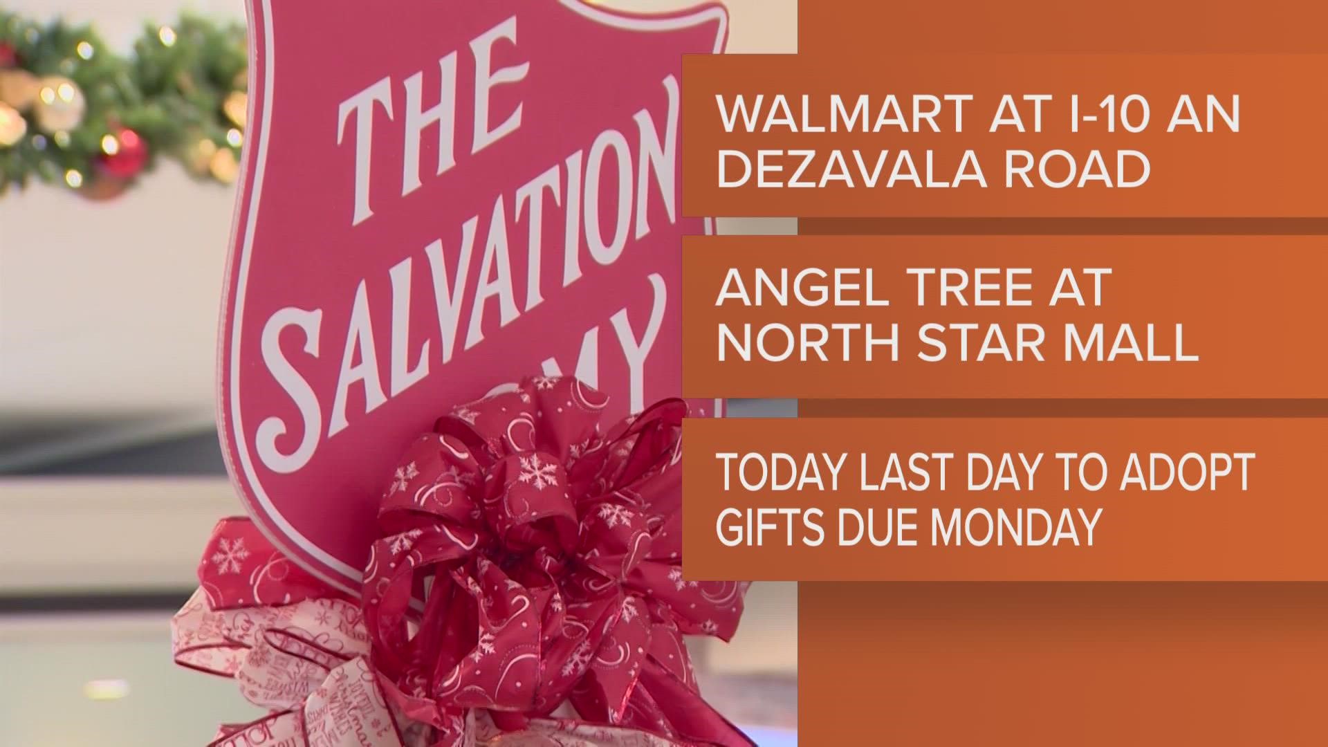 Salvation Army needing help clearing Angel Tree | kens5.com