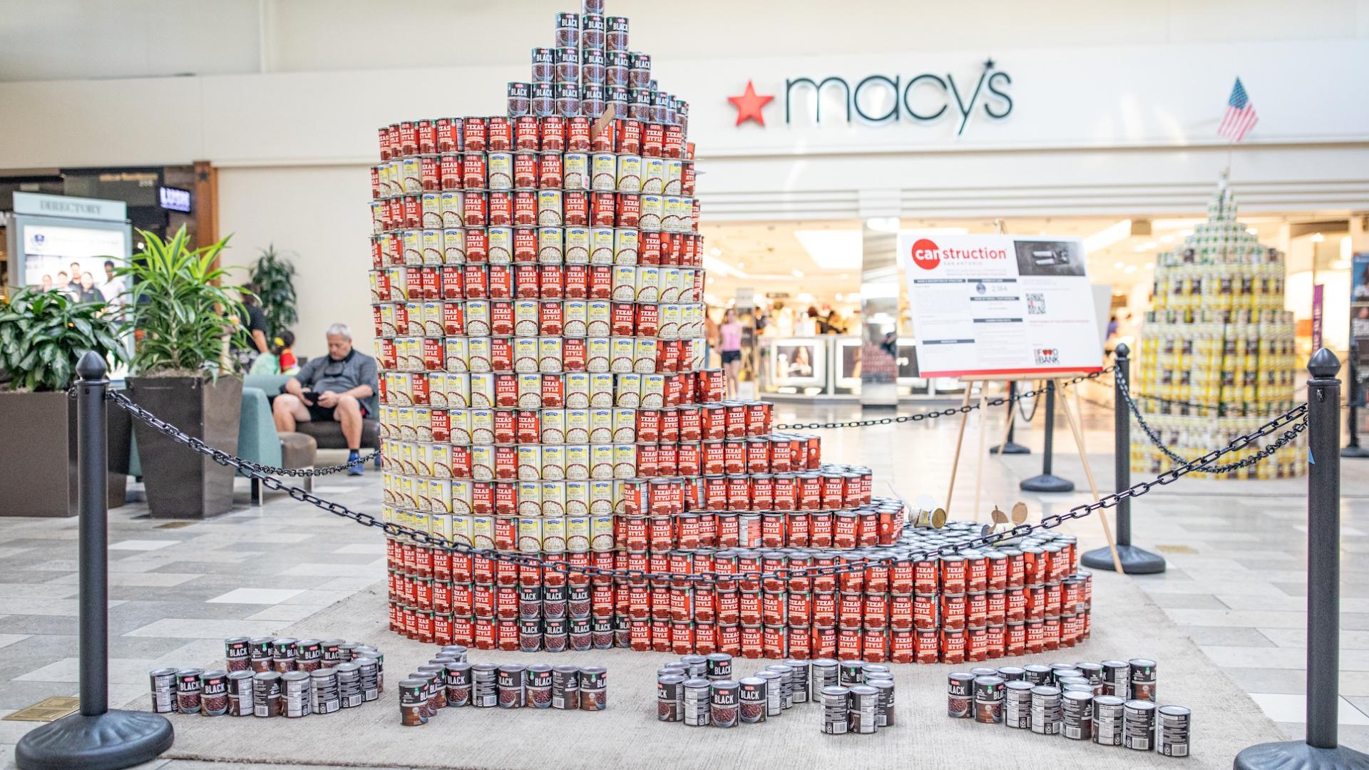 CANstruction competition benefits Texas Food Bank | kens5.com