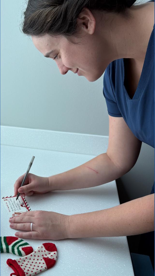 NICU babies get help from nurses with their very first letters to Santa ...