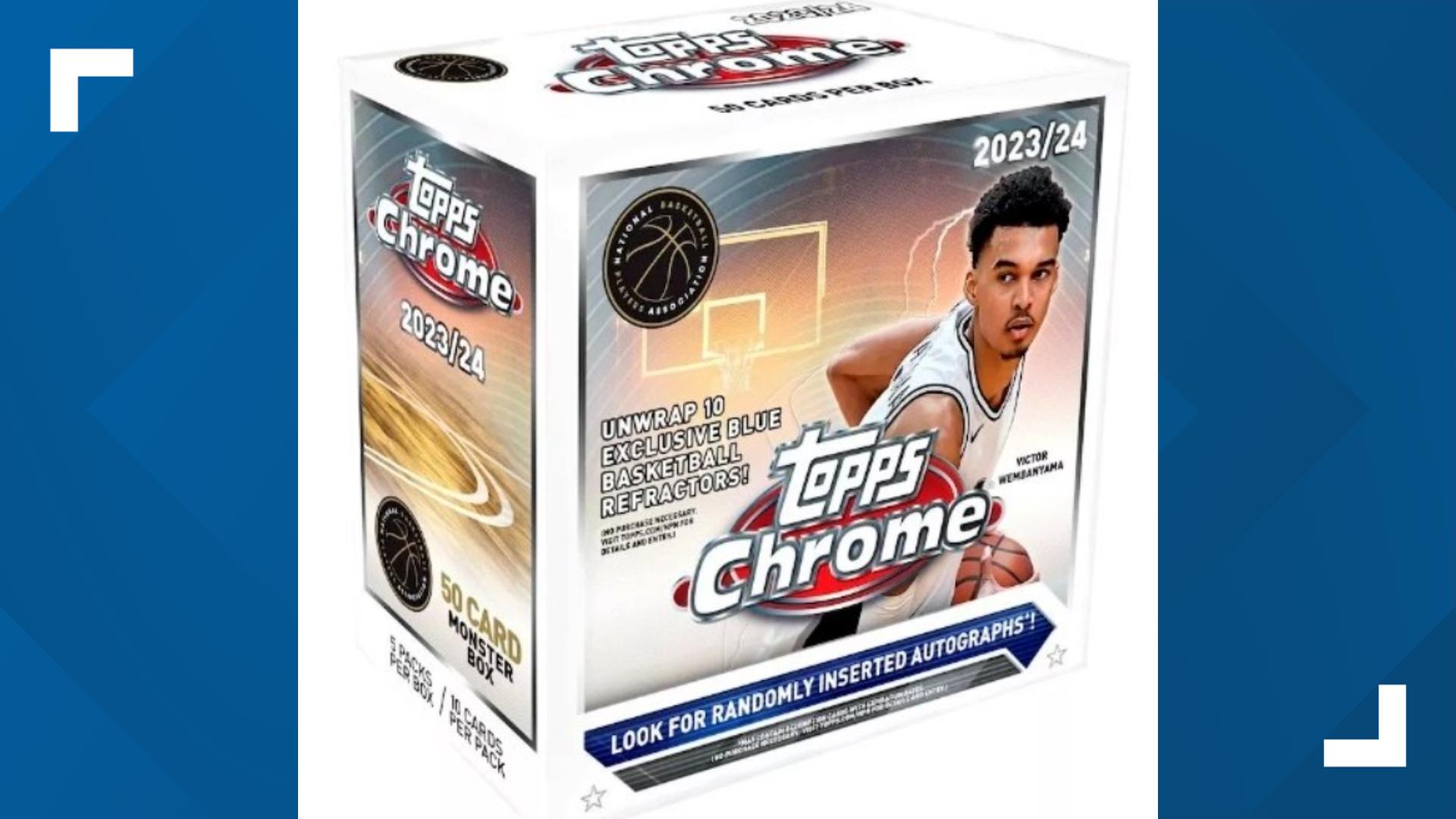 Heads up! Topps Chrome Basketball cards are back after years | kens5.com