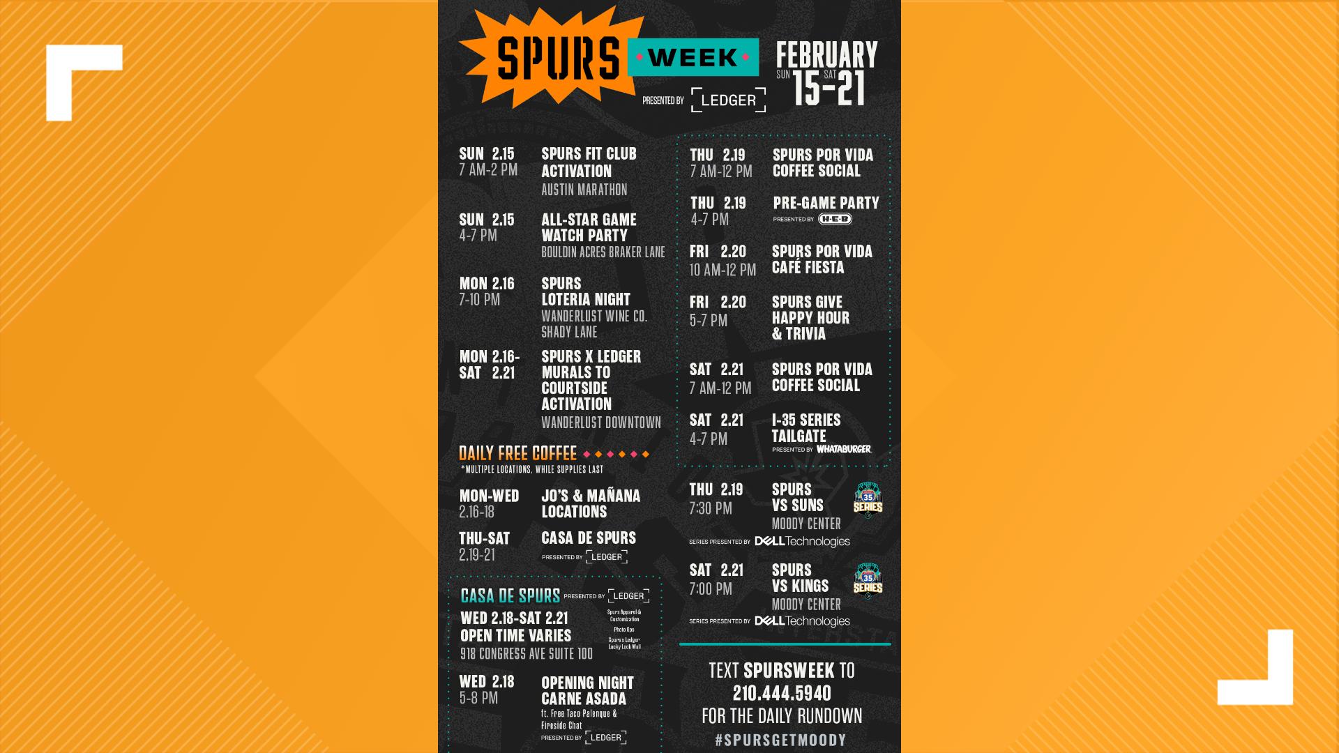 Changes for upcoming Spurs-Blazers game announced; Spurs Week Austin ...