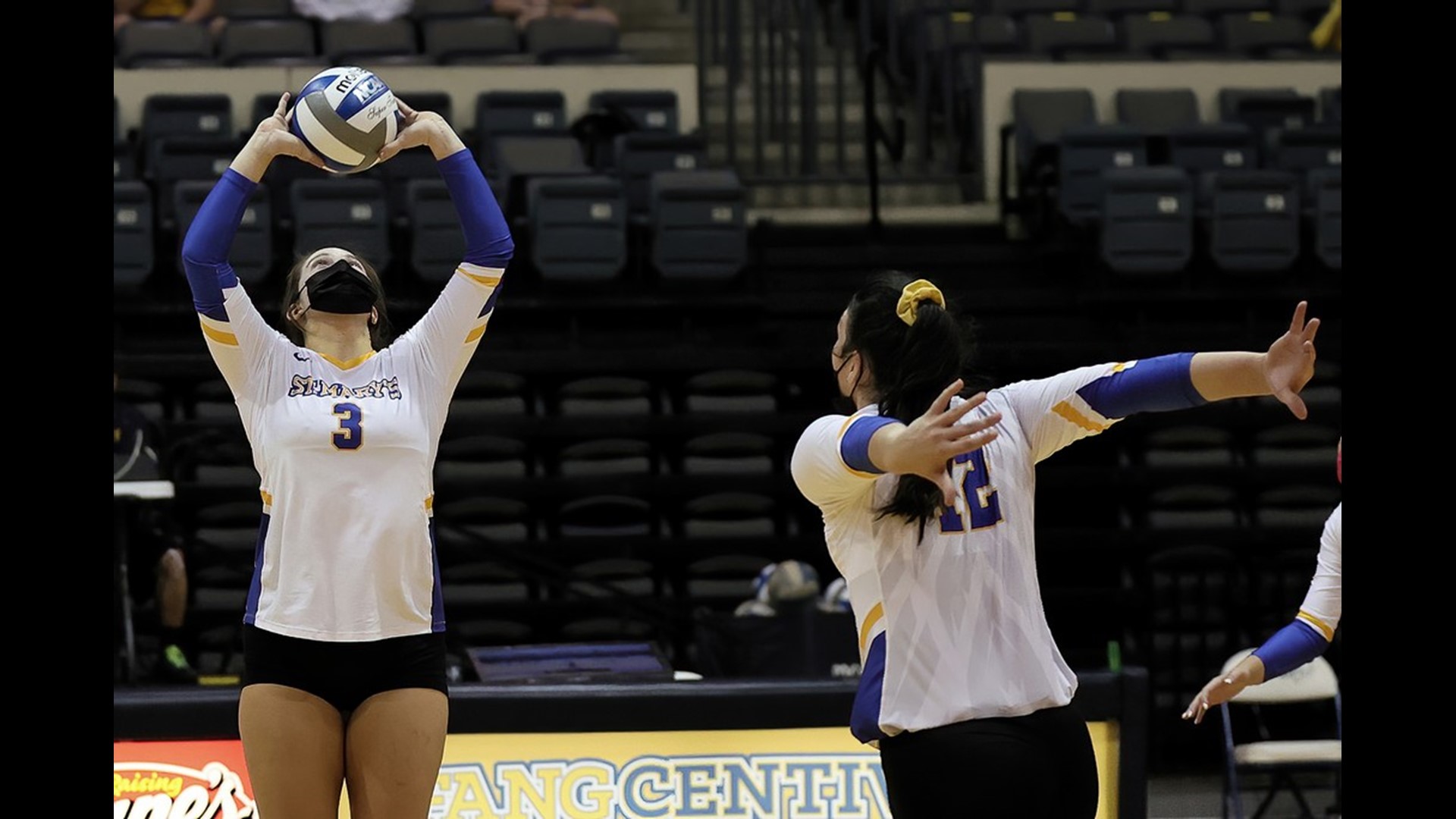 Texas A&M University Kingsville vs. St. Mary's University volleyball ...