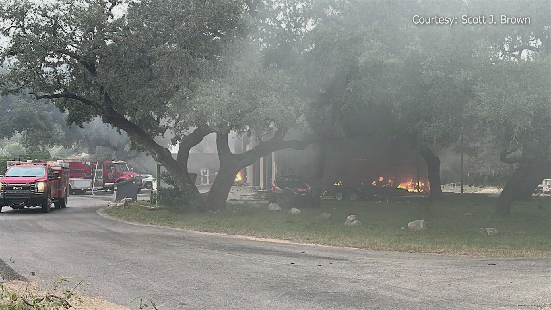 Several Texas fire departments respond after construction project left ...