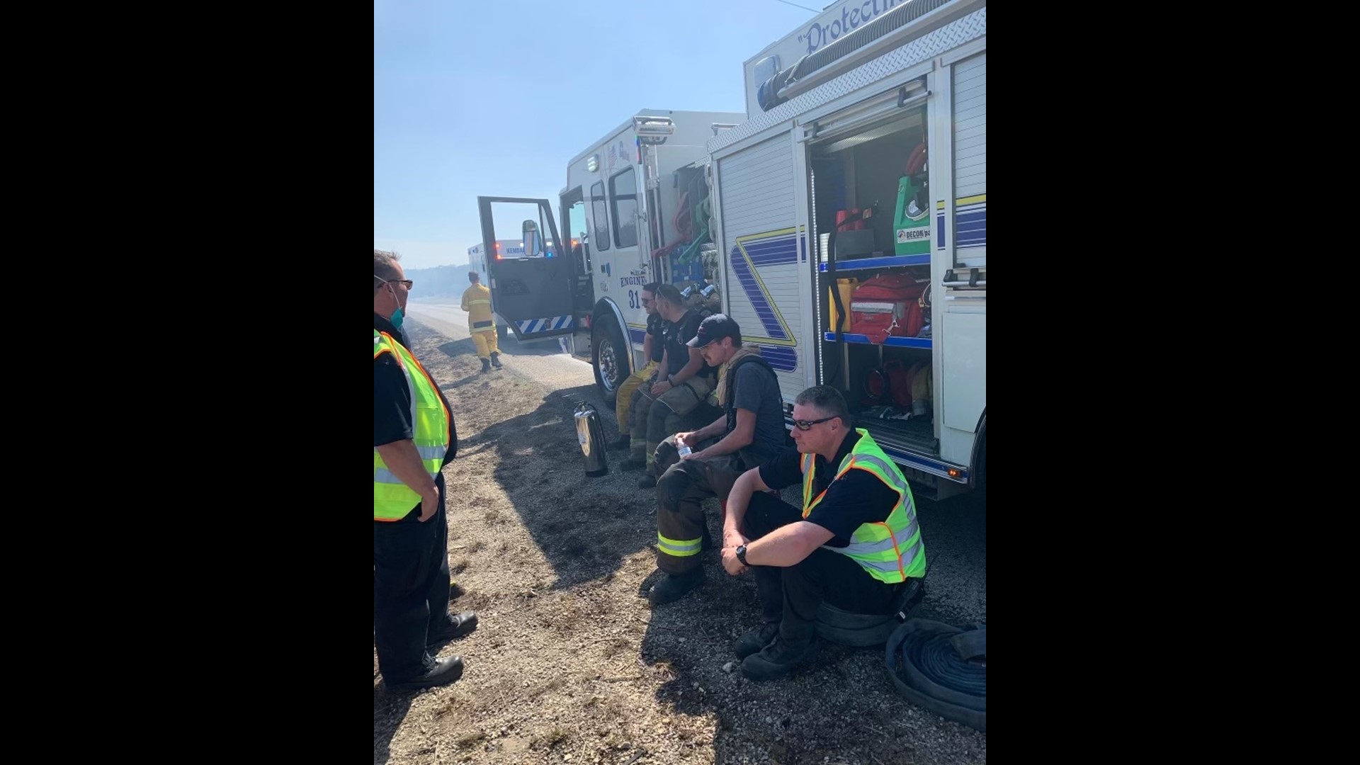 Bandera and Kendall Counties fight several large brush fires over ...