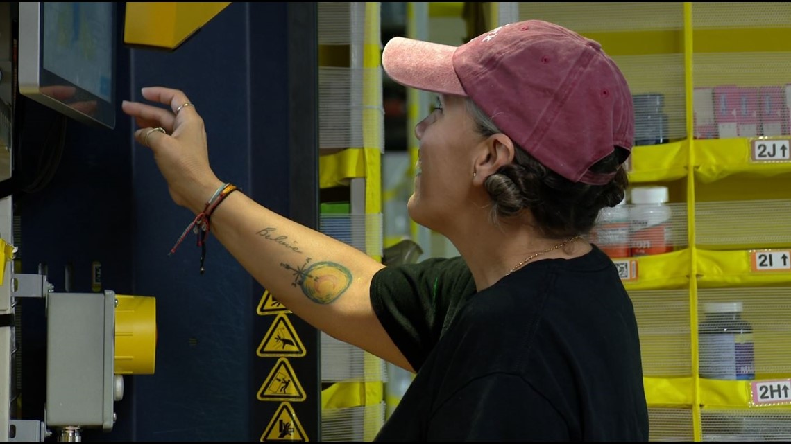 An inside look at San Antonio's first Amazon Robotics Fulfillment ...