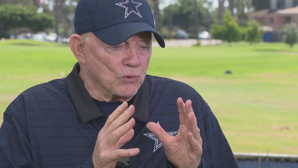 'I love San Antonio': Jerry Jones sits down with KENS 5's Vinnie Vinzetta at Cowboys training ...
