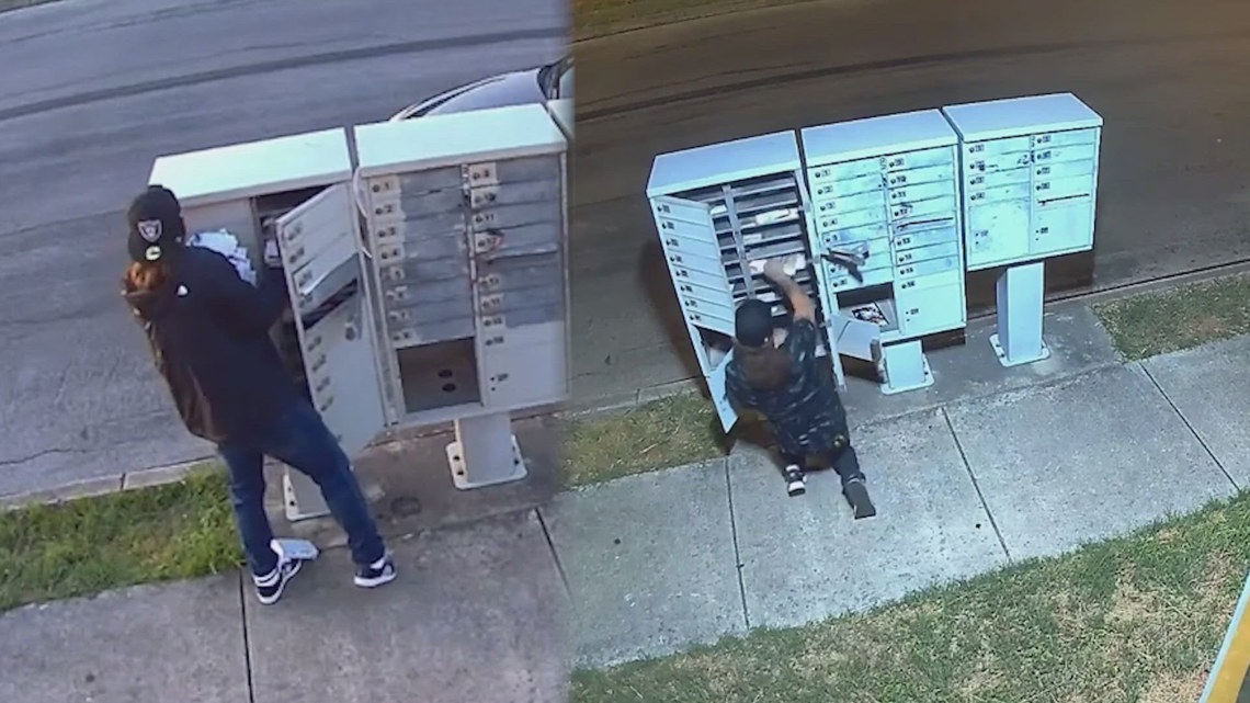 Caught on camera: Thieves repeatedly breaking into mailboxes in Copper ...