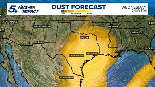 Saharan Dust coming to San Antonio, Texas, Wednesday and Thursday ...