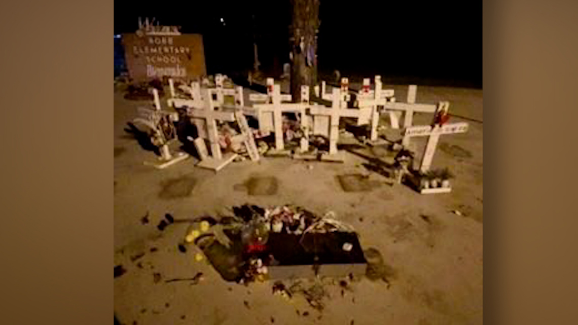 Uvalde families of Robb victims react to memorial vandalism ahead of ...