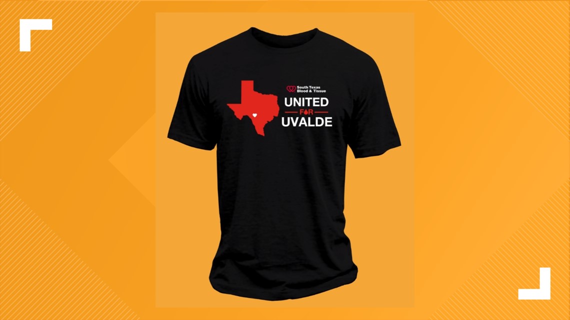 South Texas Blood & Tissue giving away ‘United for Uvalde’ T-shirts ...