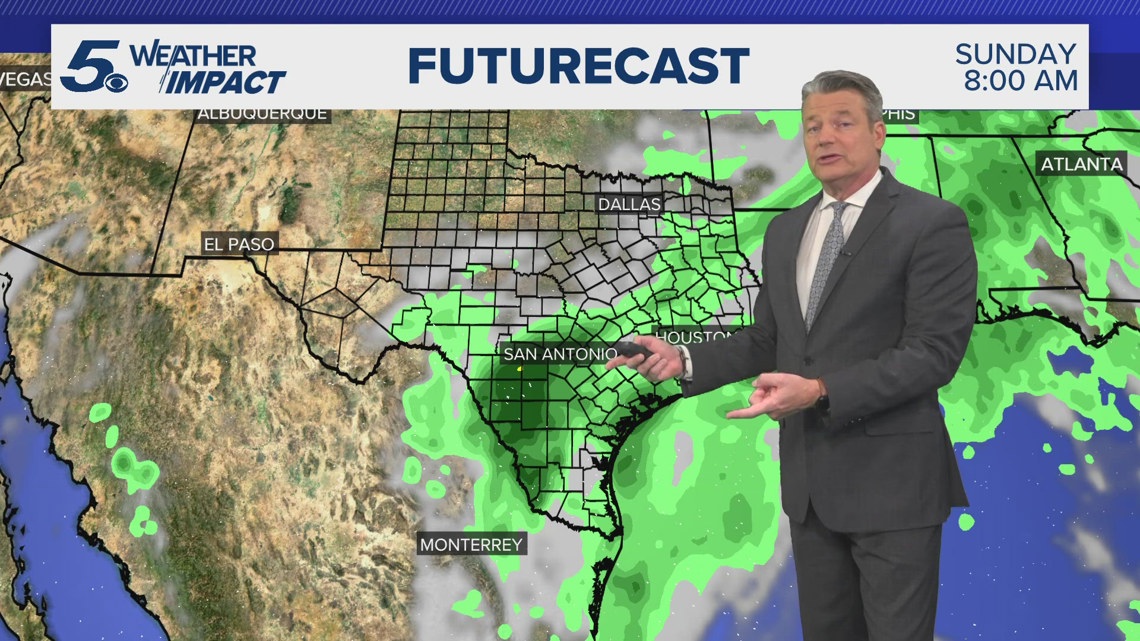 Coastal moisture brings rainfall heading into the weekend | KENS 5 ...