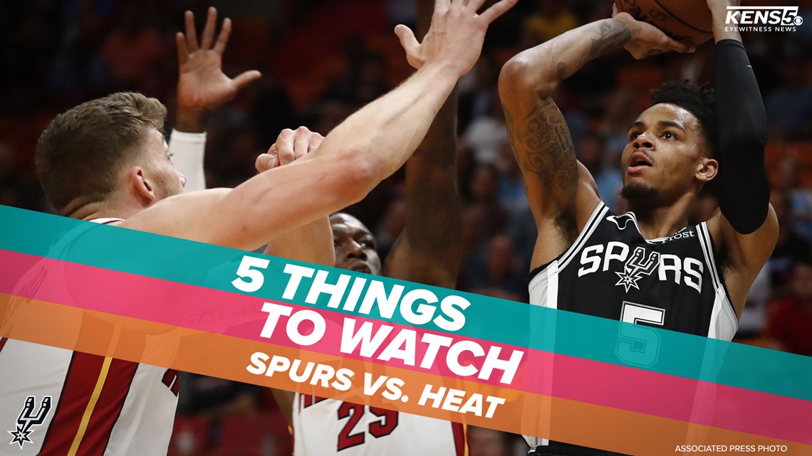 Five things to watch Spurs Heat | kens5.com