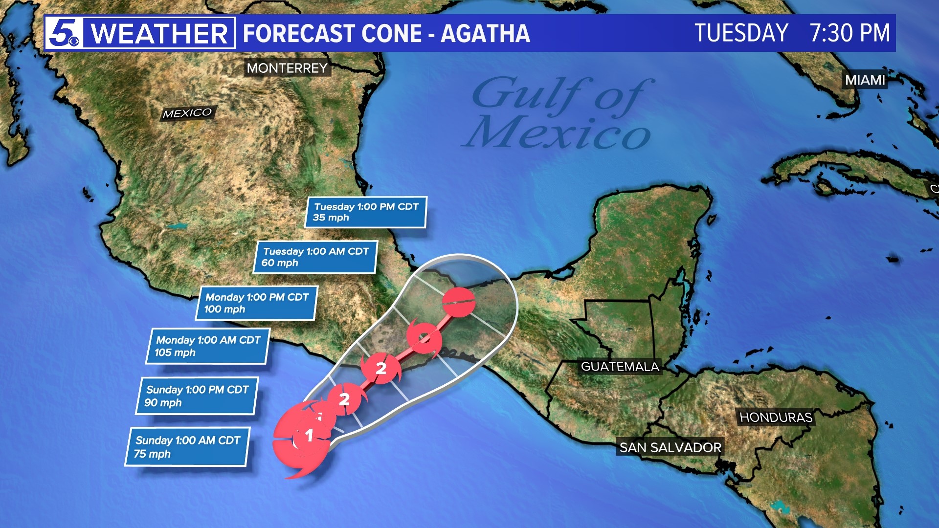 Tropical storm heads toward coast of Mexico this weekend | kens5.com