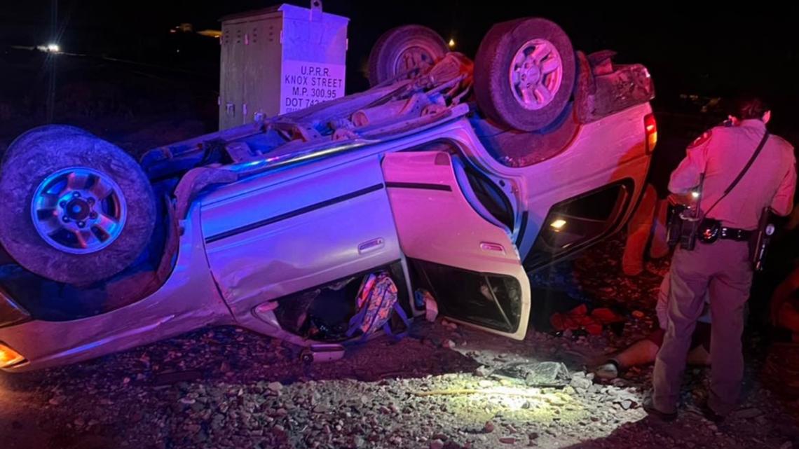 Truck rolls over after chase with DPS troopers; migrants flee from ...