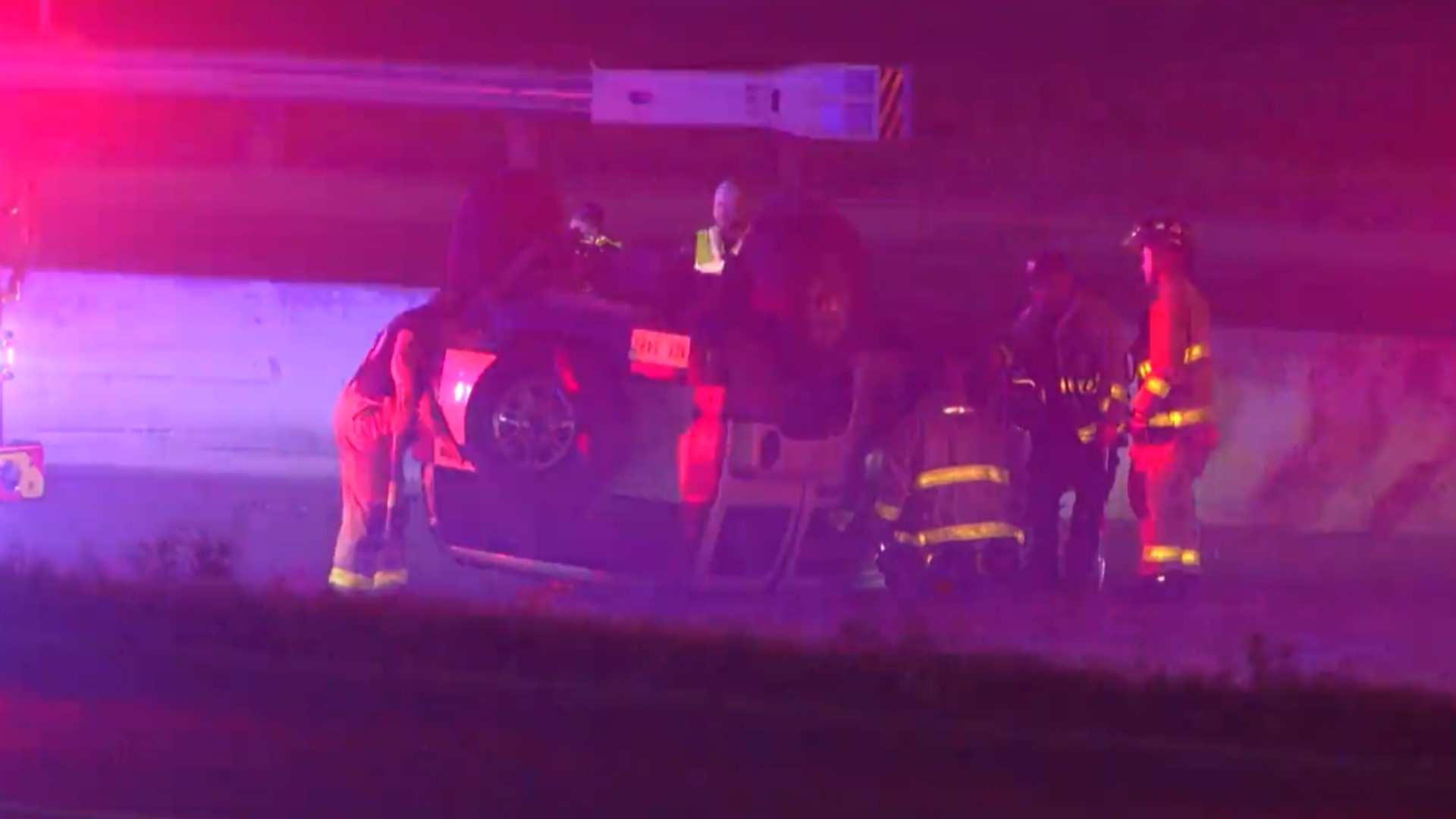 Driver involved in rollover crash after traveling at high speed, police say | kens5.com