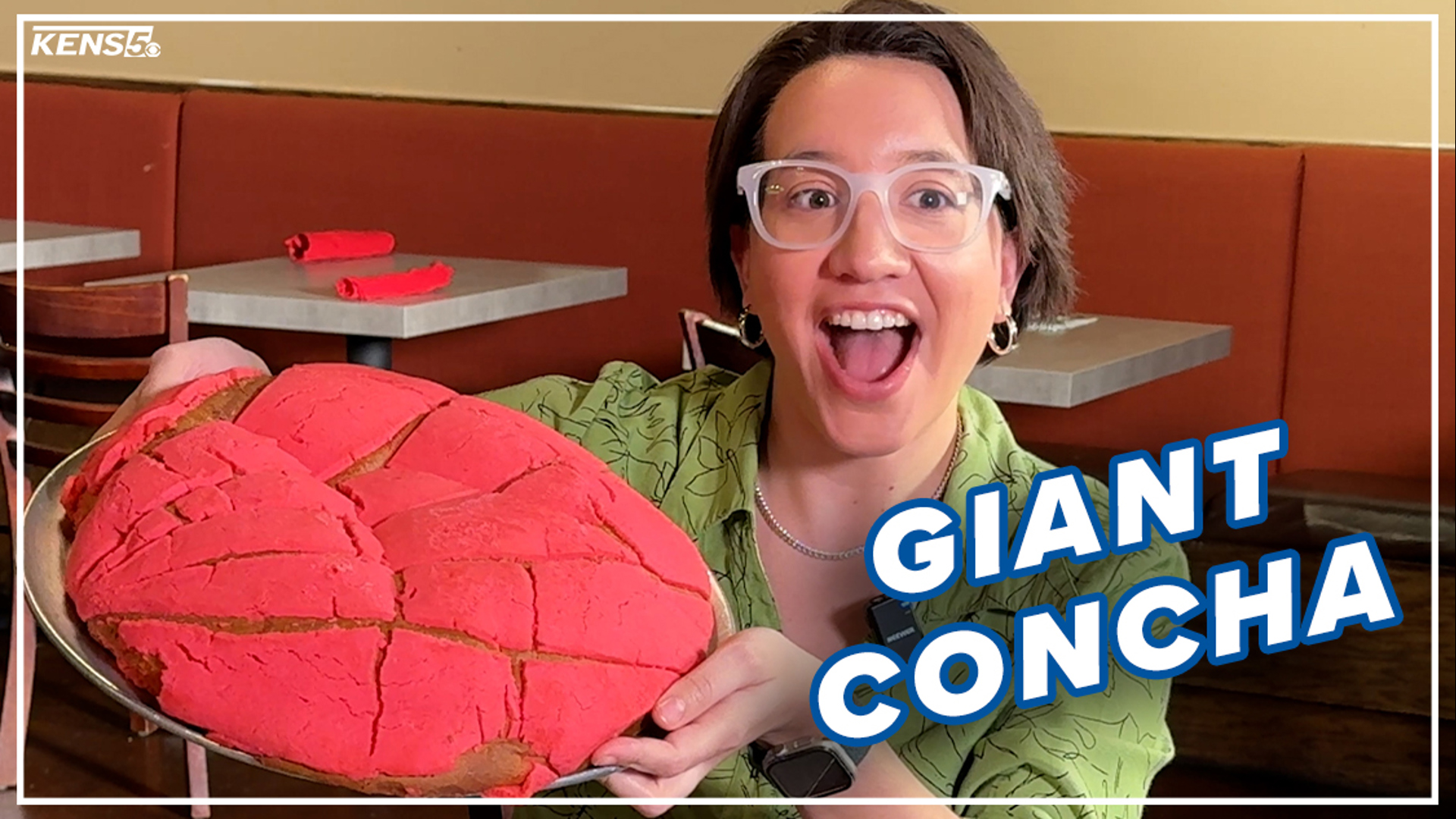 Discover giant concha at San Antonio's Panfila Cantina | kens5.com