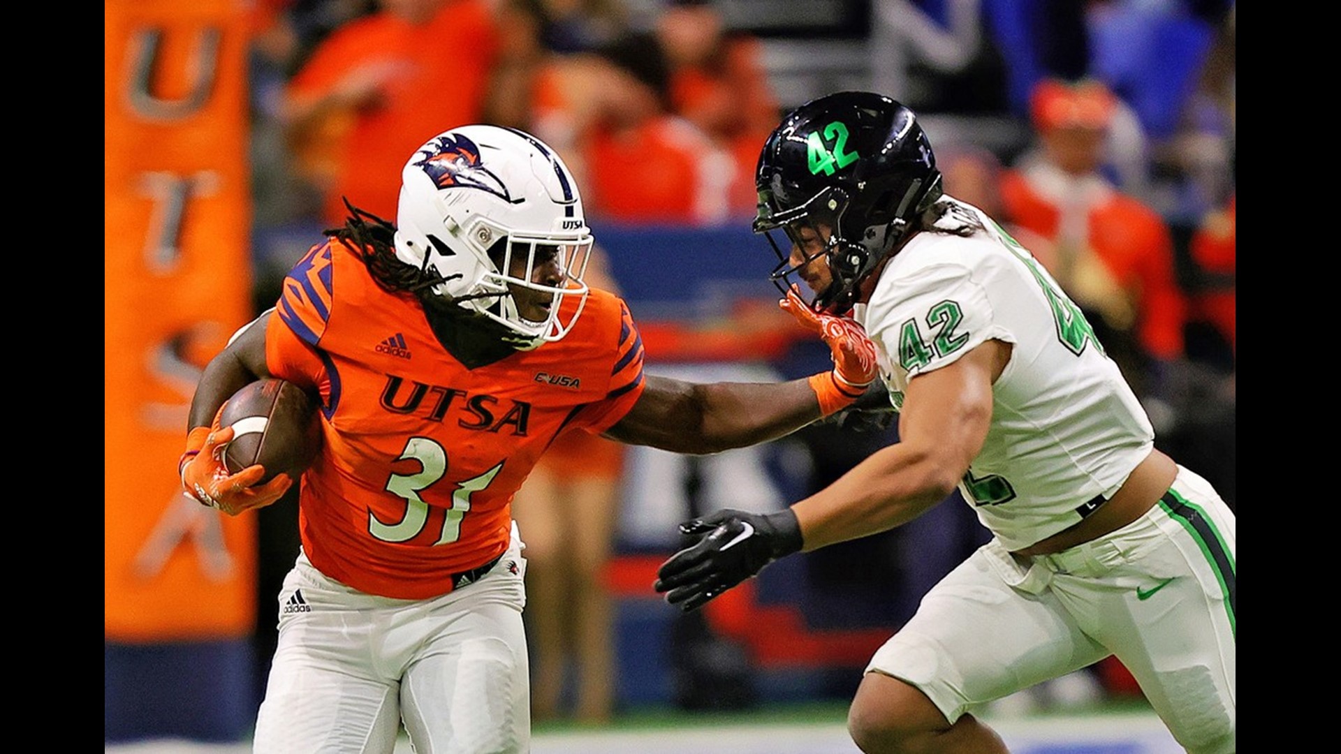 UTSA's touchdown with 15 seconds left beats North Texas 31-27 | kens5.com