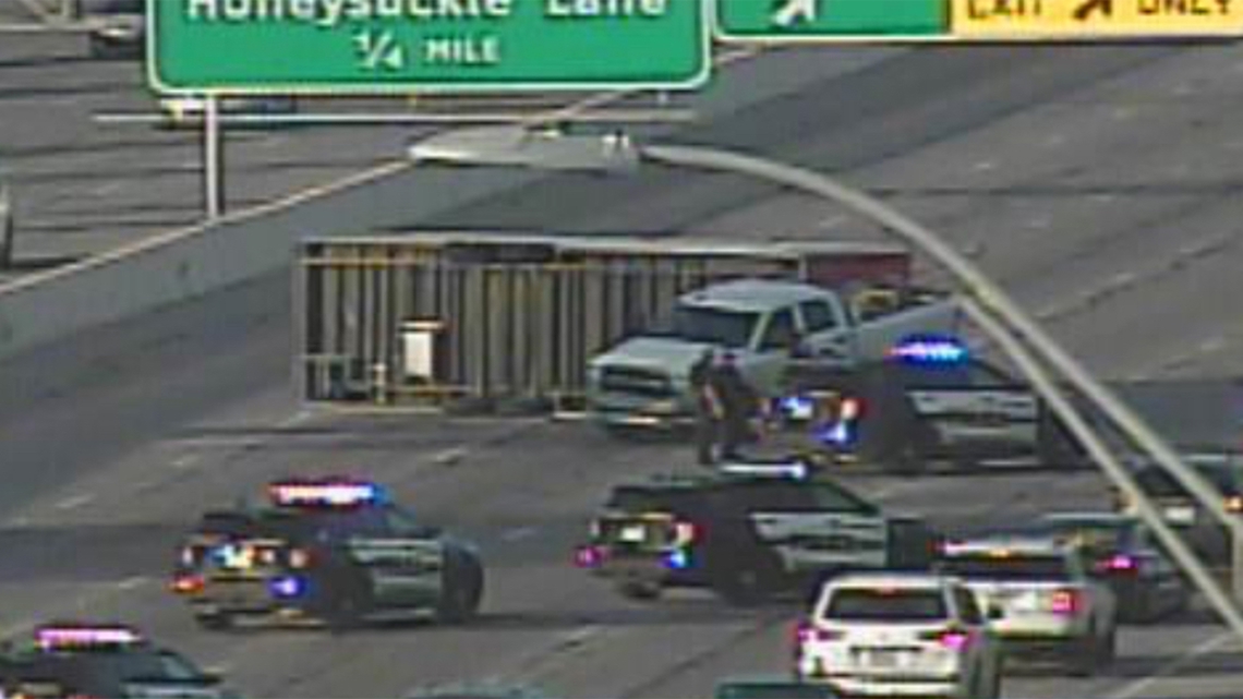 Overturned big rig blocking Loop 410 near I-10 interchange Sunday ...