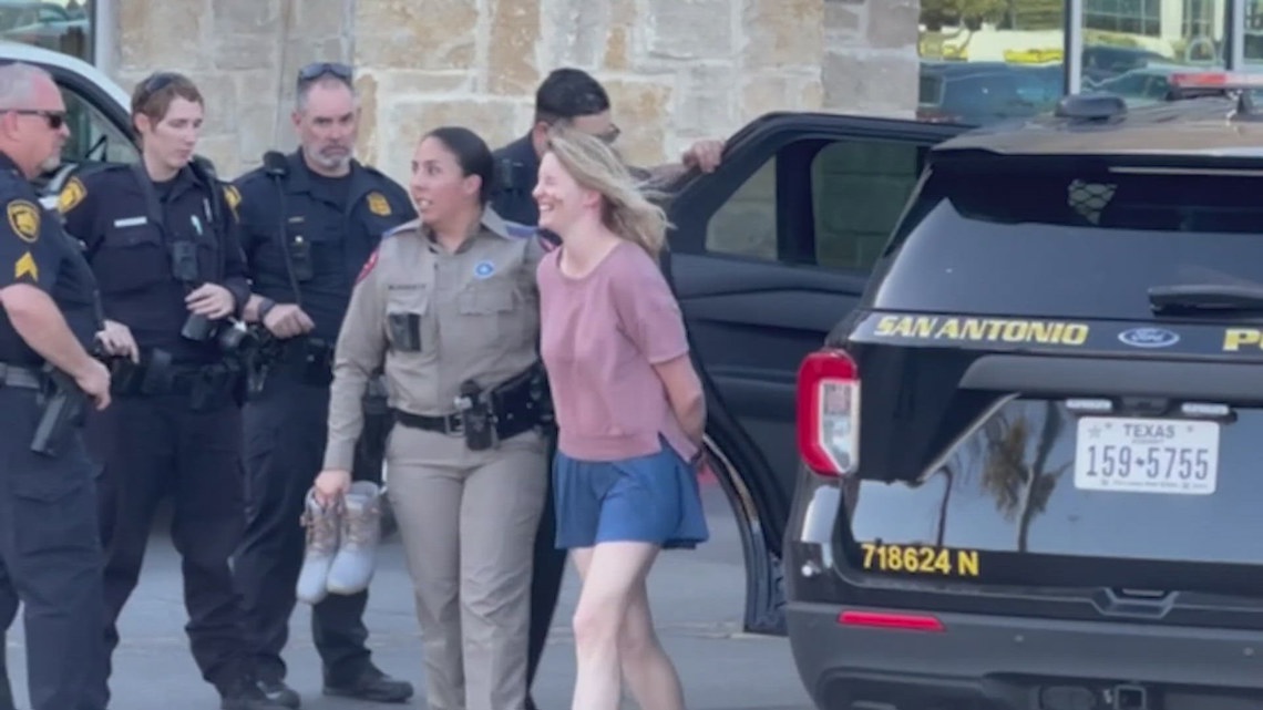 Caught on video: Woman arrested at Quarry Market Shopping Center after ...