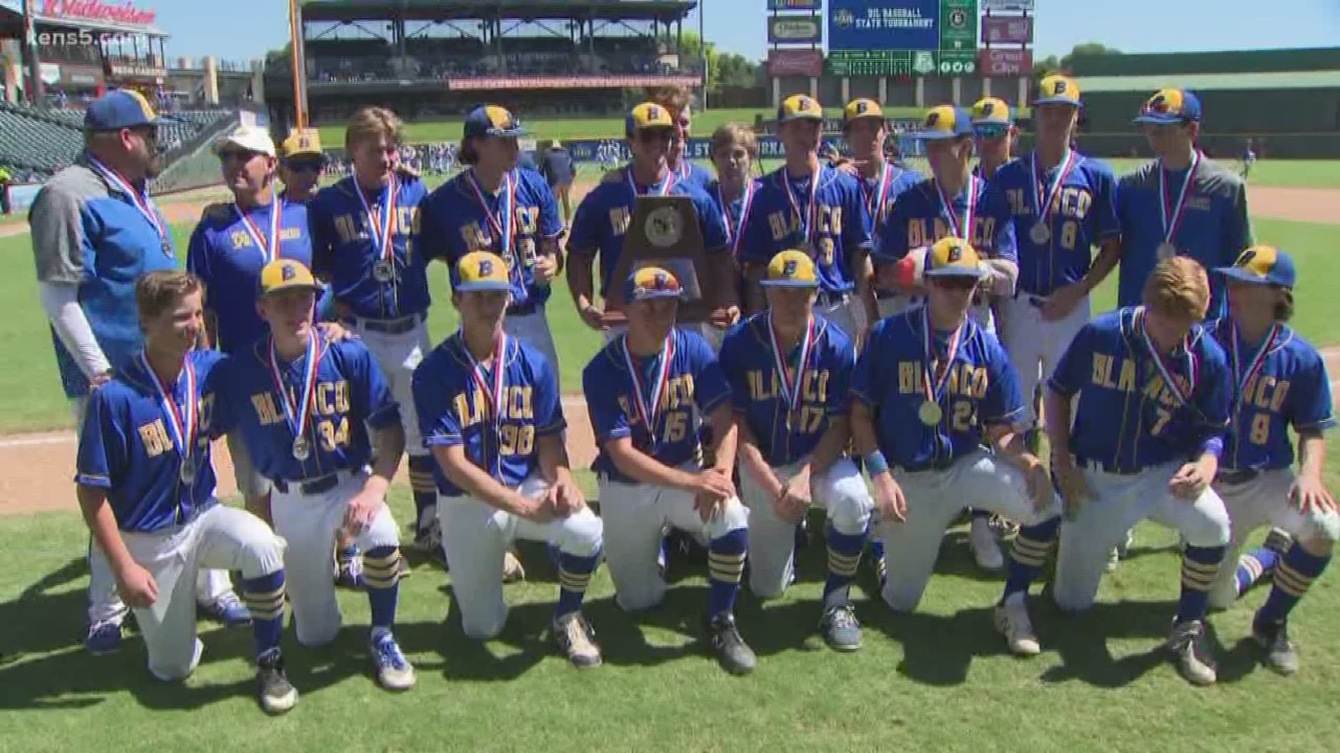 Blanco comes up just short of 3A baseball state title | kens5.com