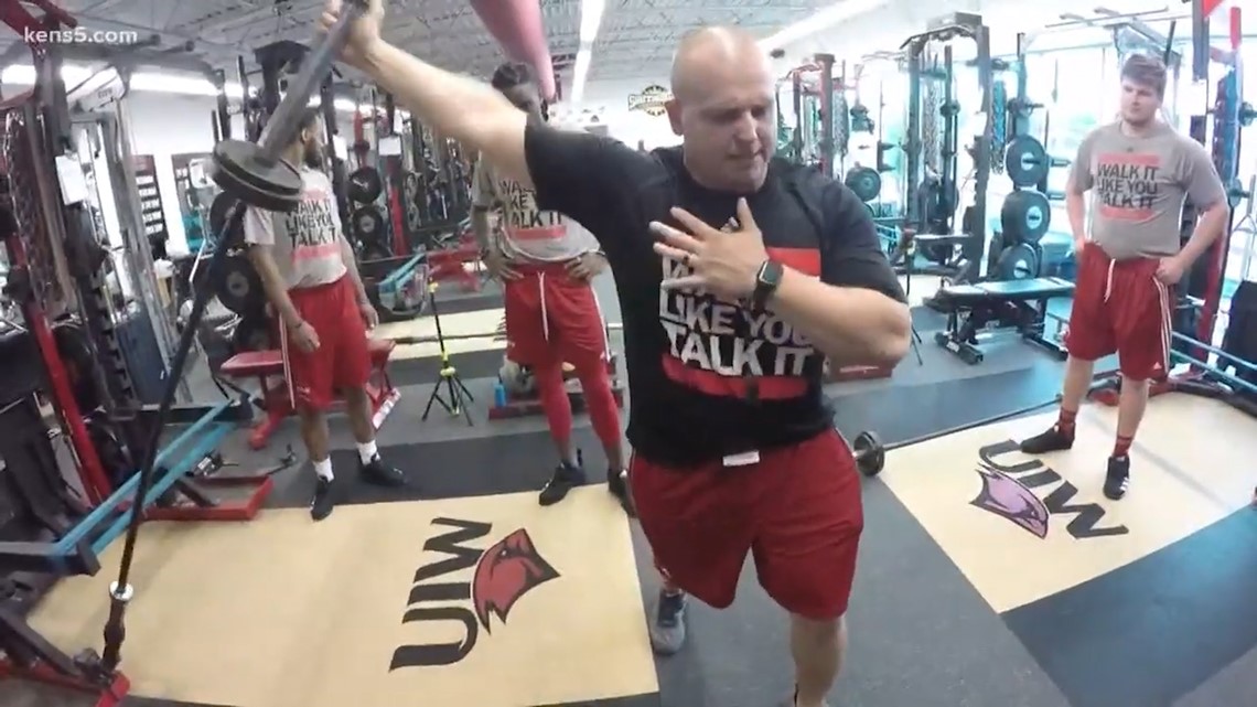 UIW Cardinals get creative with workout plan | kens5.com
