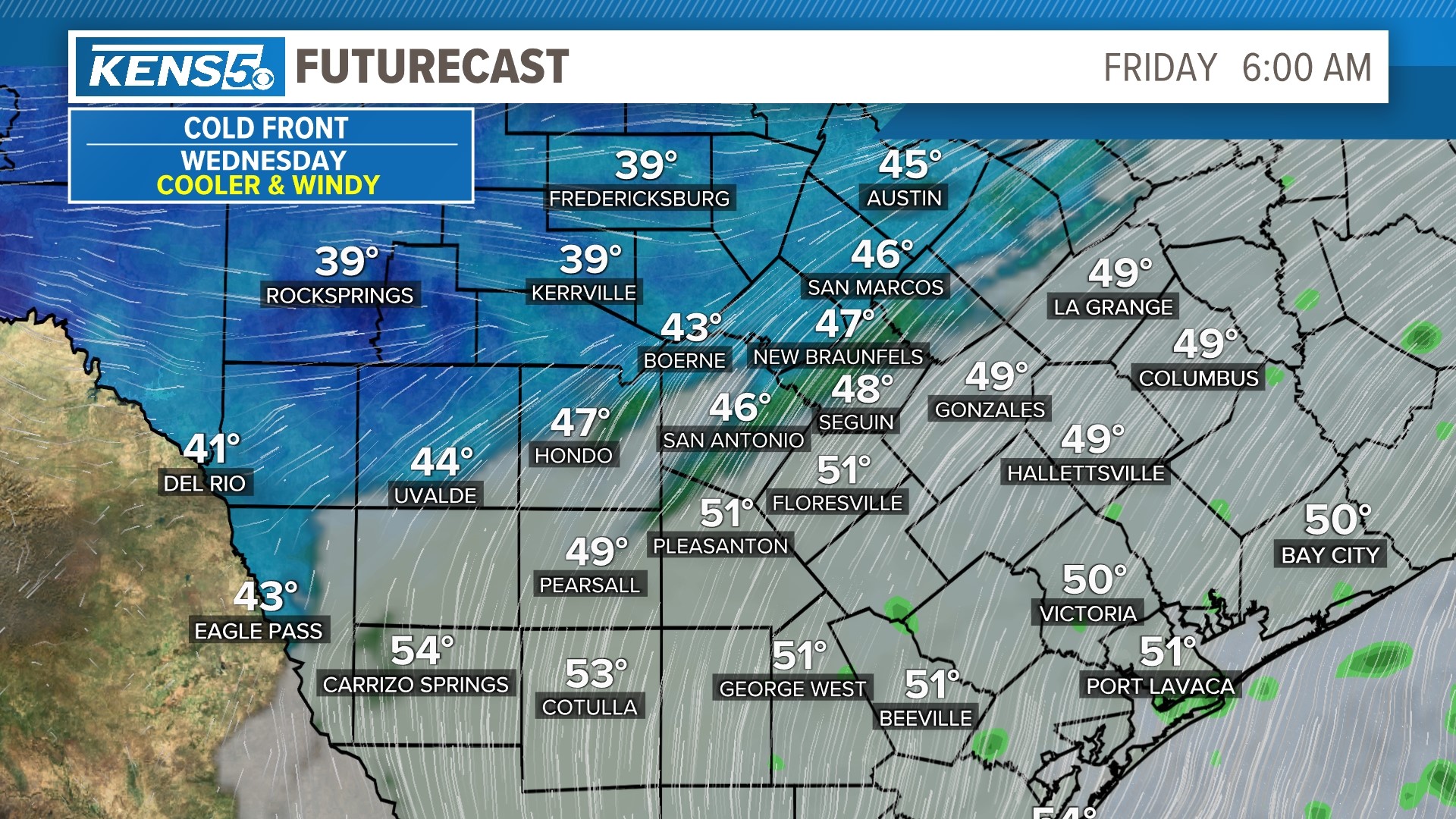 San Antonio cold front: 30-degree temperature swing this week | kens5.com