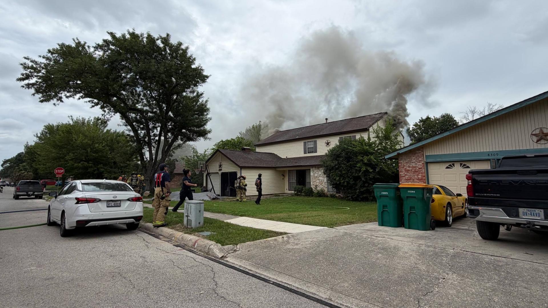 House fire closes section of Lone Shadow Trail in Converse | kens5.com